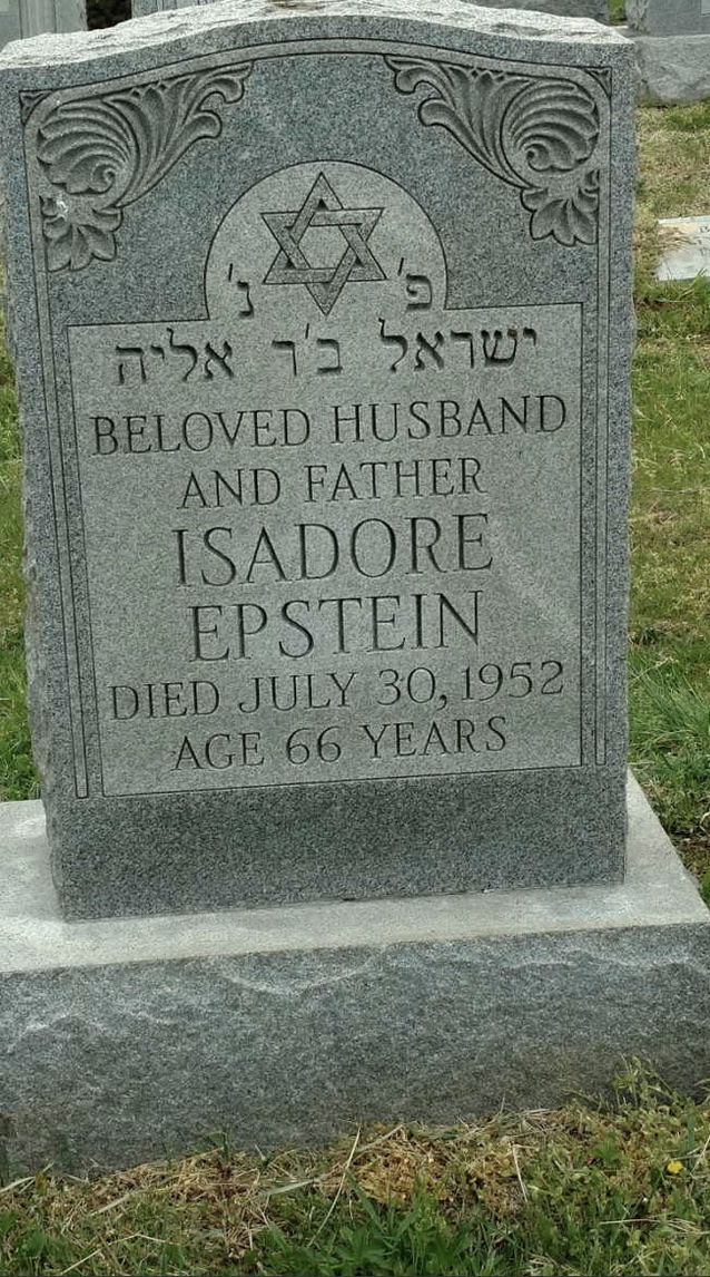 In Search of Isadore (Israel) Epstein, c. 1887-1952 – Mark Auslander